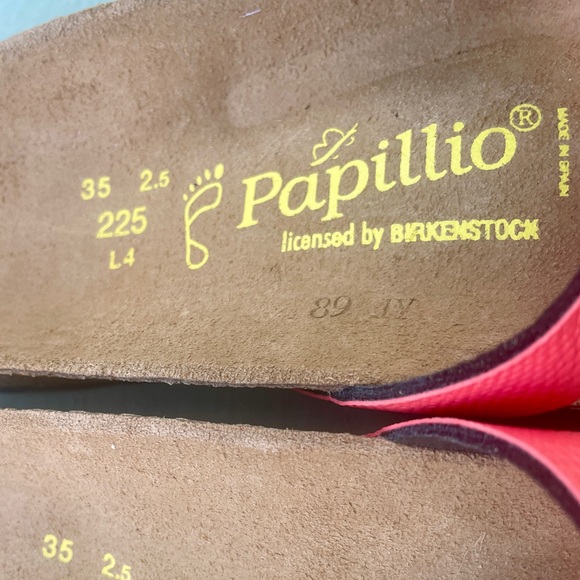 Birkenstock | Shoes | New Birkenstock Papillio Gizeh Turin Coral Orange ...